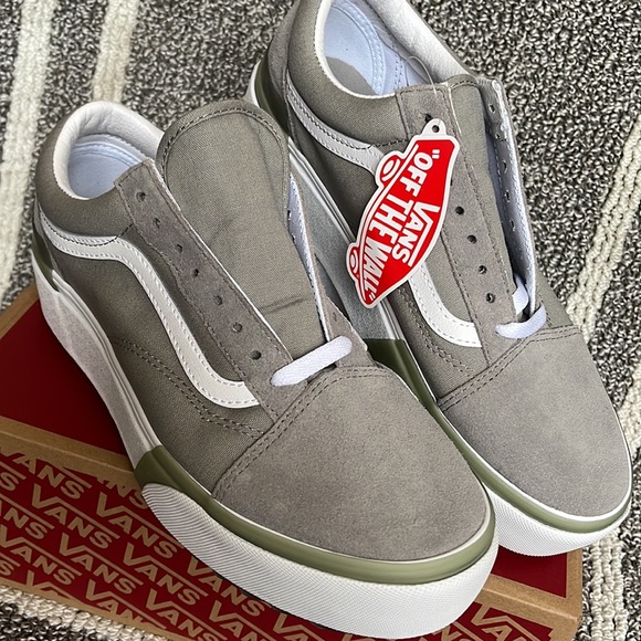 Vans | Shoes | Vans Old Skool Stacked Pastel Drizzletrue White Wmns ...